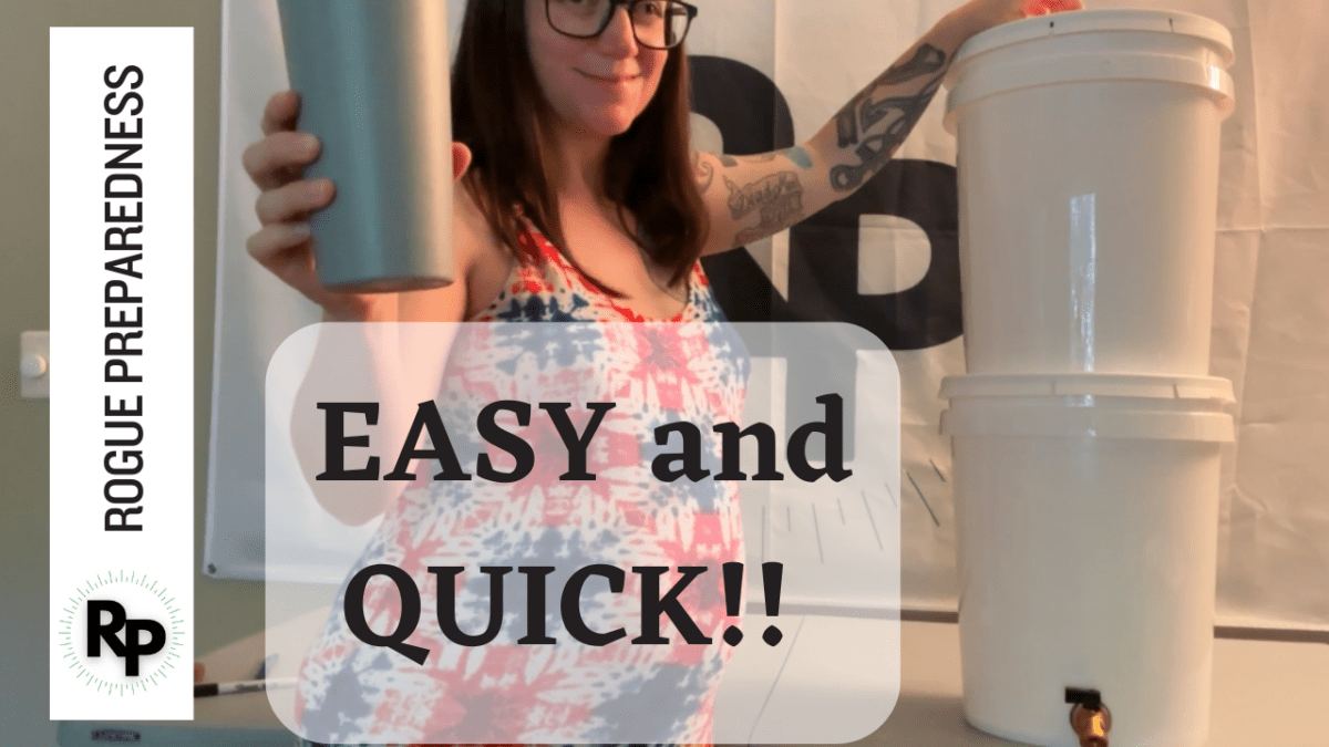 How To Make a DIY Water Filter for Emergency Preparedness - Rogue ...