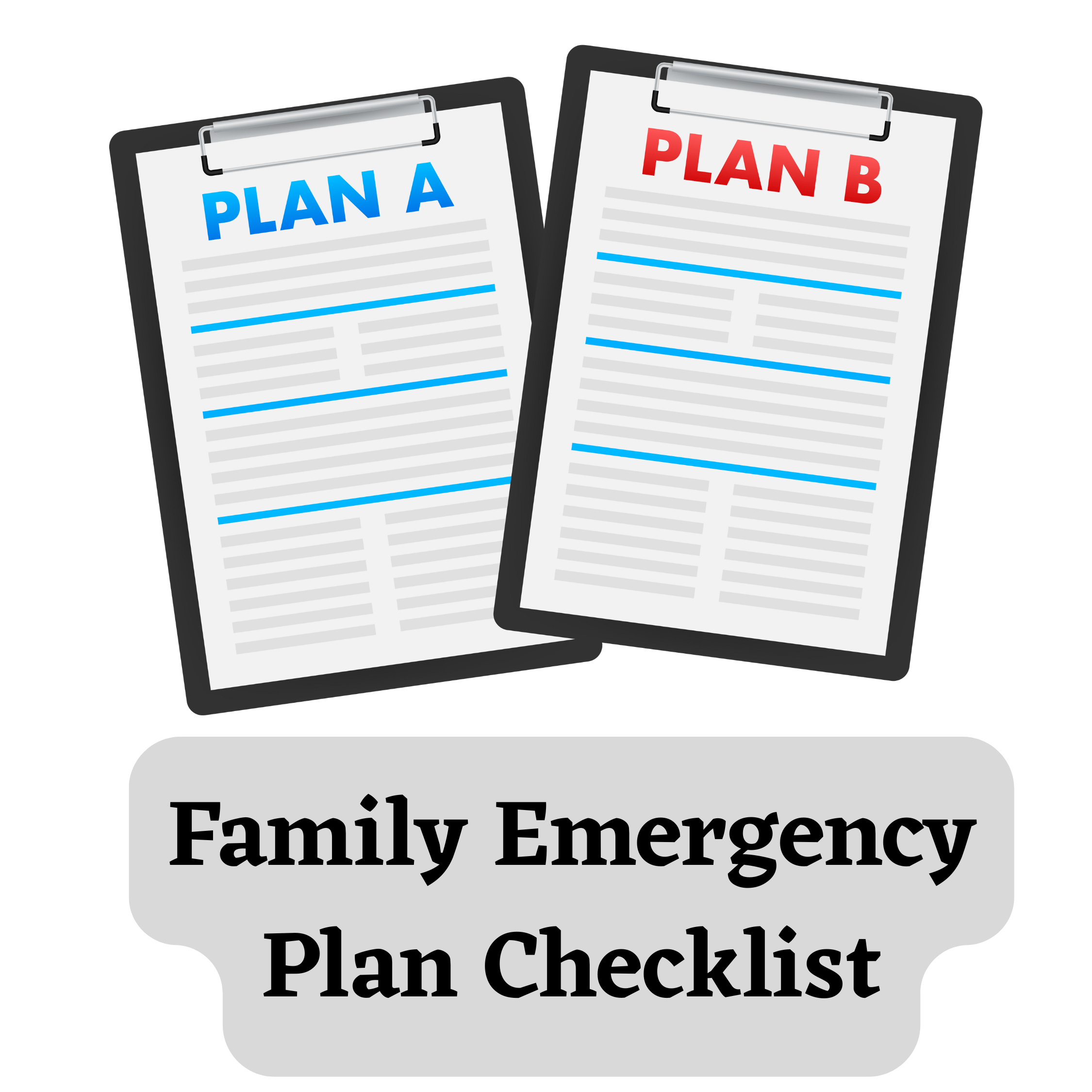 Family Emergency Plan Checklist - Rogue Preparedness